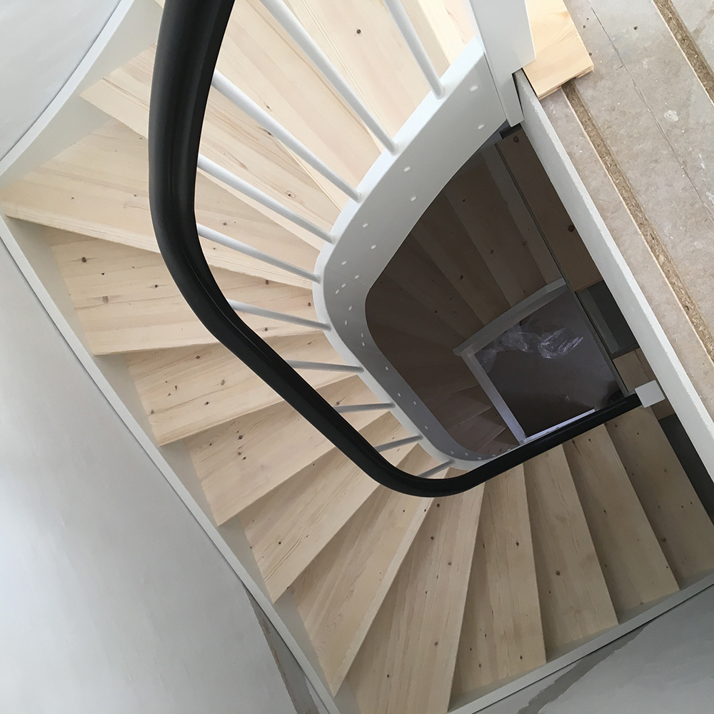 Halvsvingstrappe | Halvsvingstrapper med repos efter mål